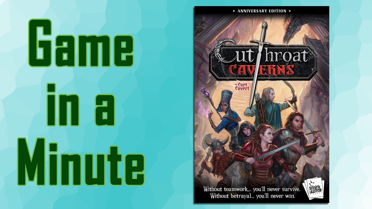 Game in a Minute: Cutthroat Caverns: Anniversary Edition - YouTube