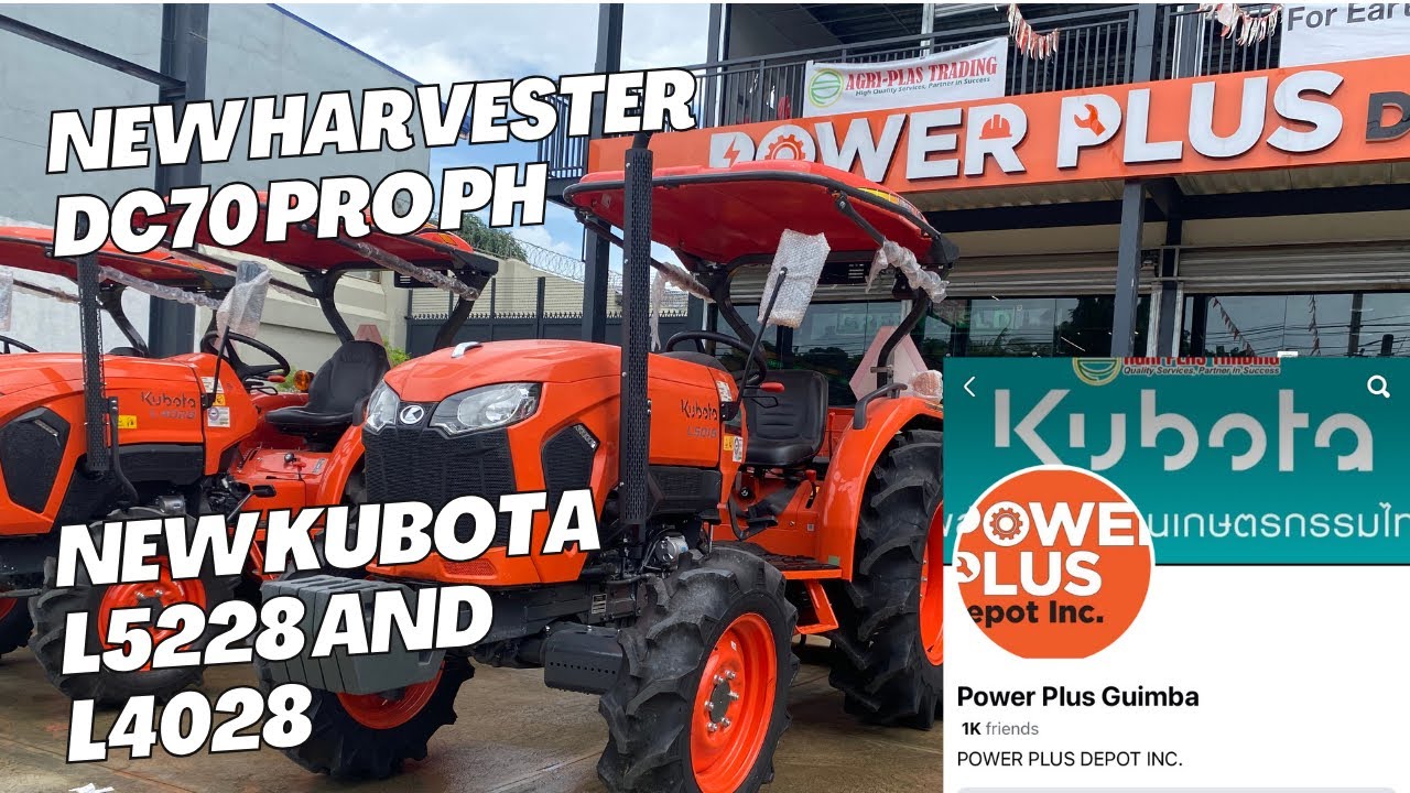 BAGONG KUBOTA L5228 / L4028 AT KUBOTA DC70 pro ph - YouTube