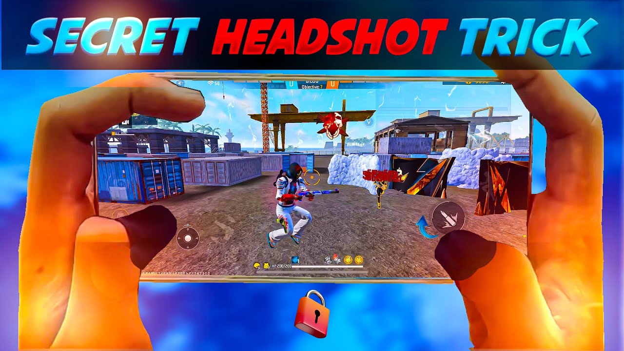 AIMLOCK 🔒 One Tap Headshot Trick [ ALL GUNS ] Free Fire Headshot Trick ...