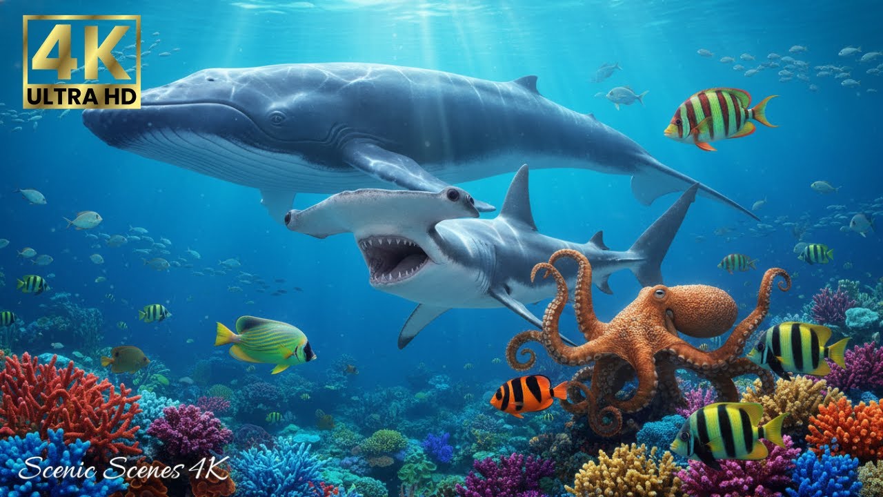 🐳 Ocean Wildlife 4K – Hidden Wonders & Terrifying Secrets of the Deep ...