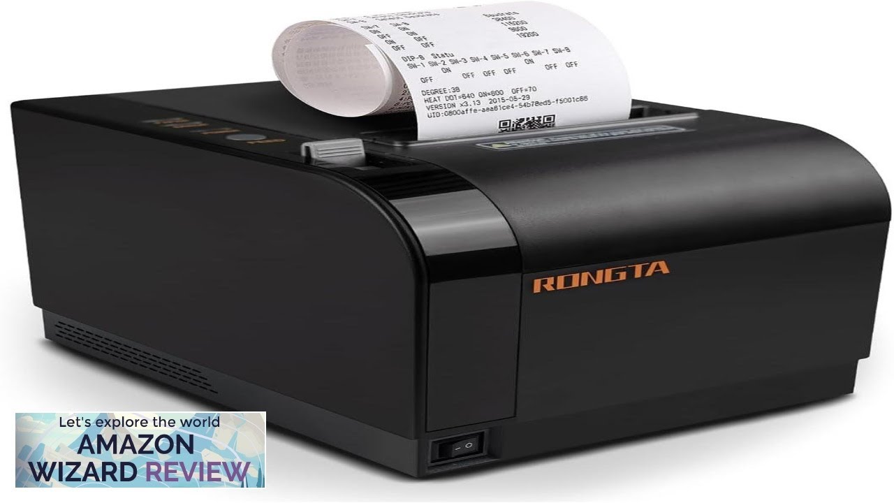Rongta Thermal Receipt Printer 80mm Receipt Printers Thermal Pos ...