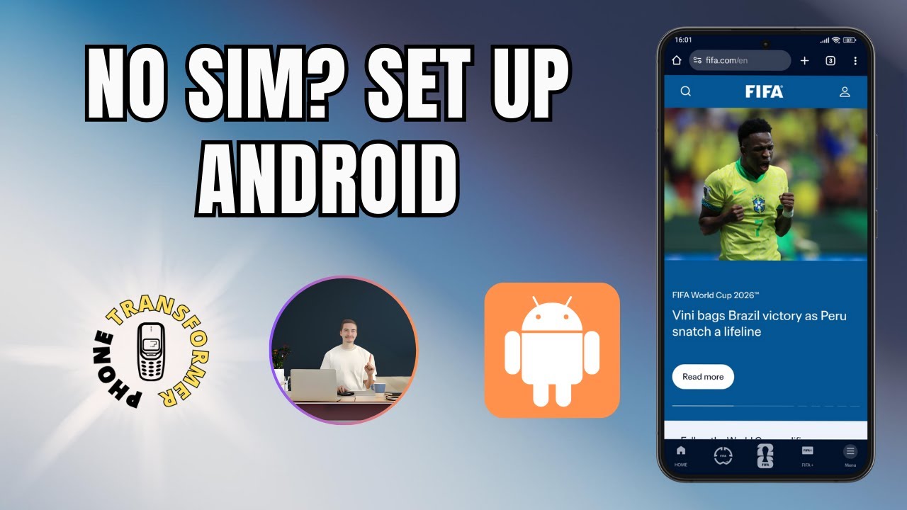 How to Activate or Setup Any Android Phone Without Sim Card - Full ...