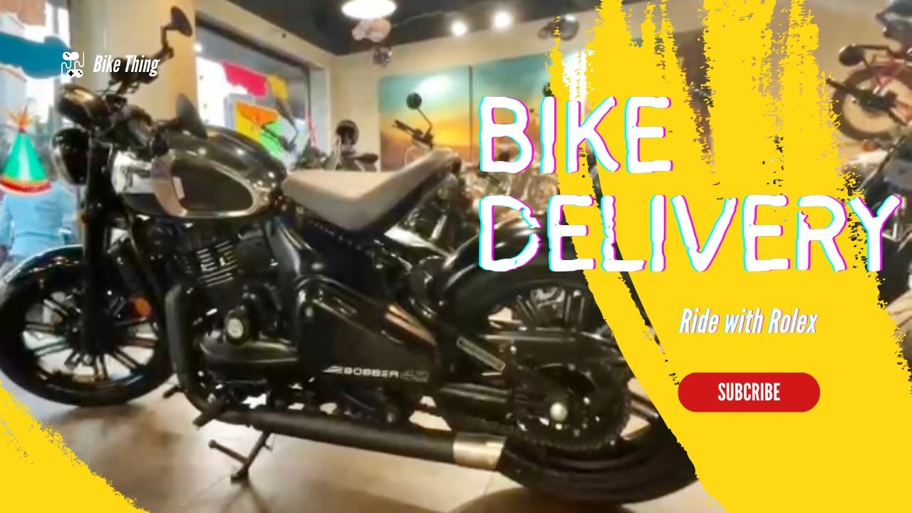 Brother's Bike Delivery || Jawa Bobber 42 😊🏍️👍 - YouTube