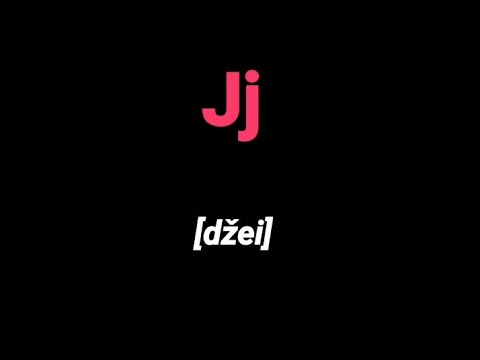Abeceda engleski jezik | English language alphabet - YouTube