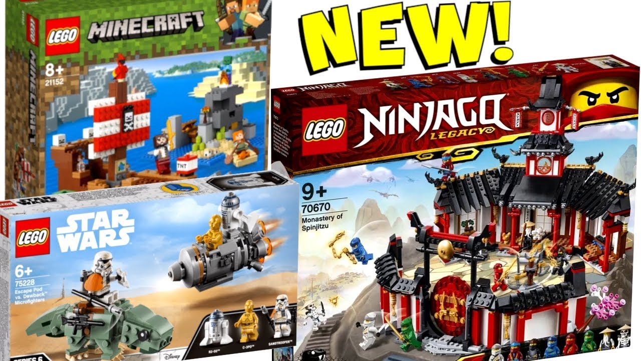 NEW 2019 LEGO Minecraft Ninjago Star Wars Set Pictures Revealed - YouTube