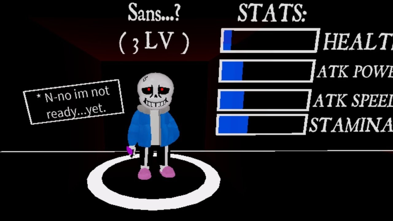 Roblox obby creator / Generic Sans 1v1 Game / Weak Dust Sans showcase ...