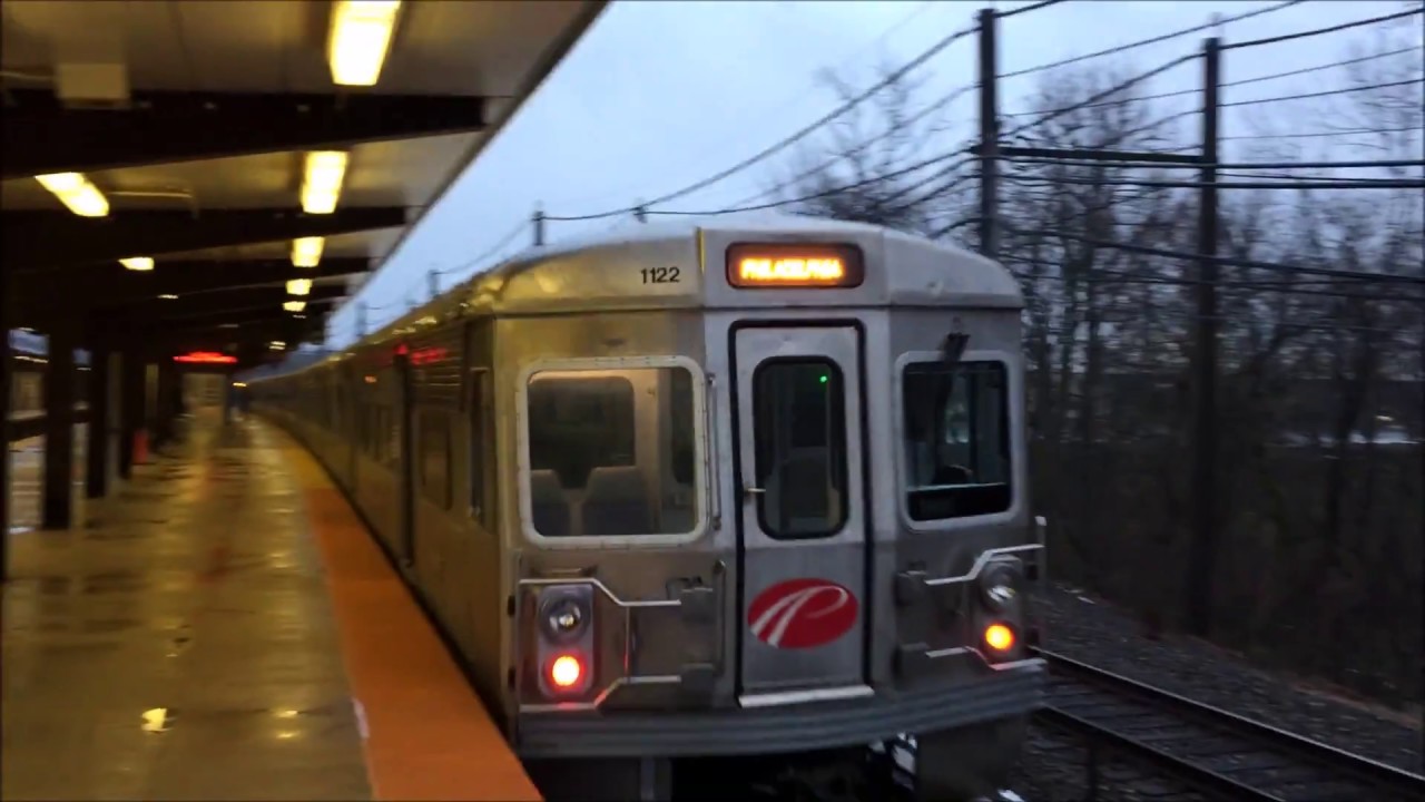 PM Rush Hour NJ Transit & PATCO Speedline Action @ Woodcrest Station ...