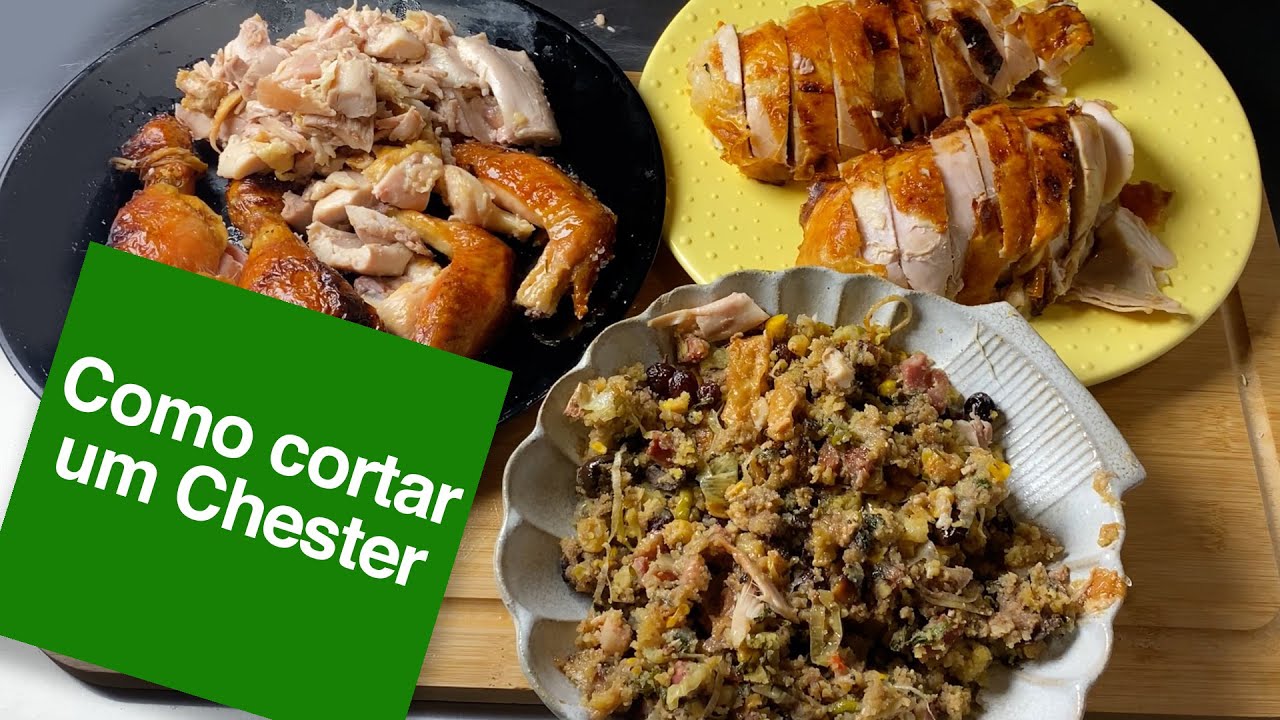 Como cortar um chester - YouTube