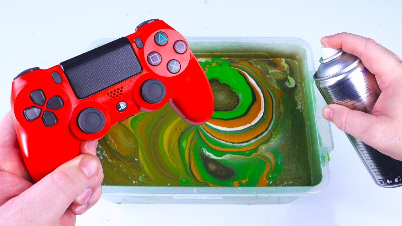 Customize your PS4 Pro with Hydro Dipping - YouTube