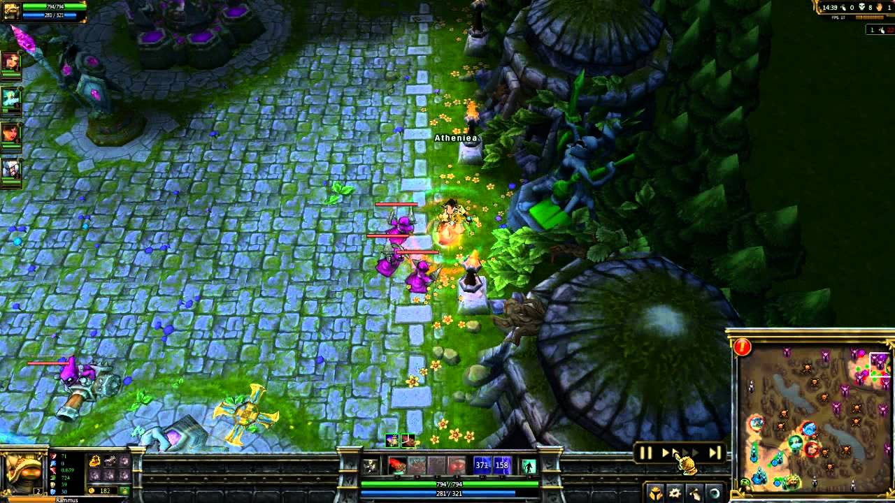 League Of Legends - Mini Game: "Base Race" - YouTube
