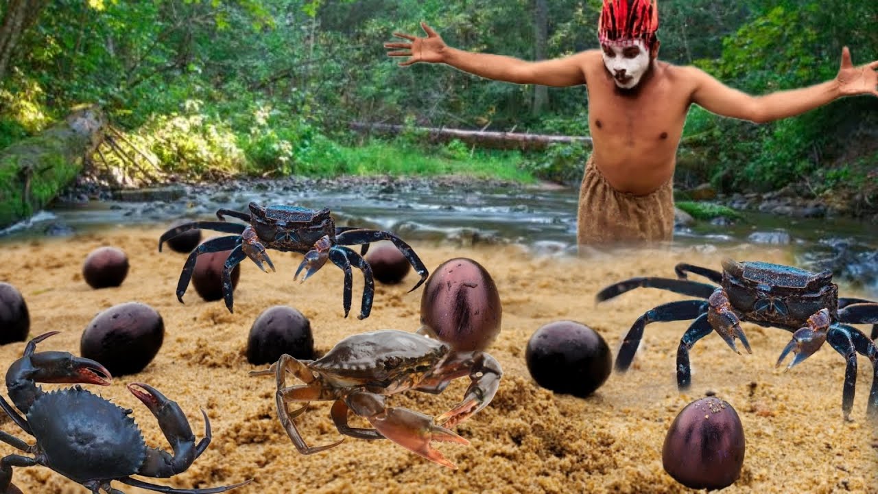 Survival Skills : Primitive life - Finds Big Exotic Eggs - The Large ...