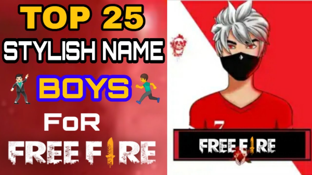 Top 25 best nick name in free fire and best nick name for Boys/Stylish ...