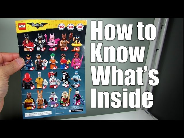 Guide to id of lego batman movie minifigures - daxmost