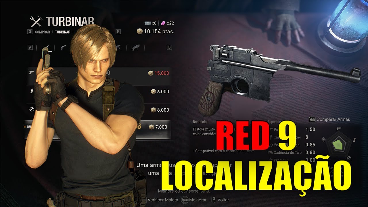 LOCALIZAÇÃO DA RED 9 Resident Evil 4 Remake - YouTube