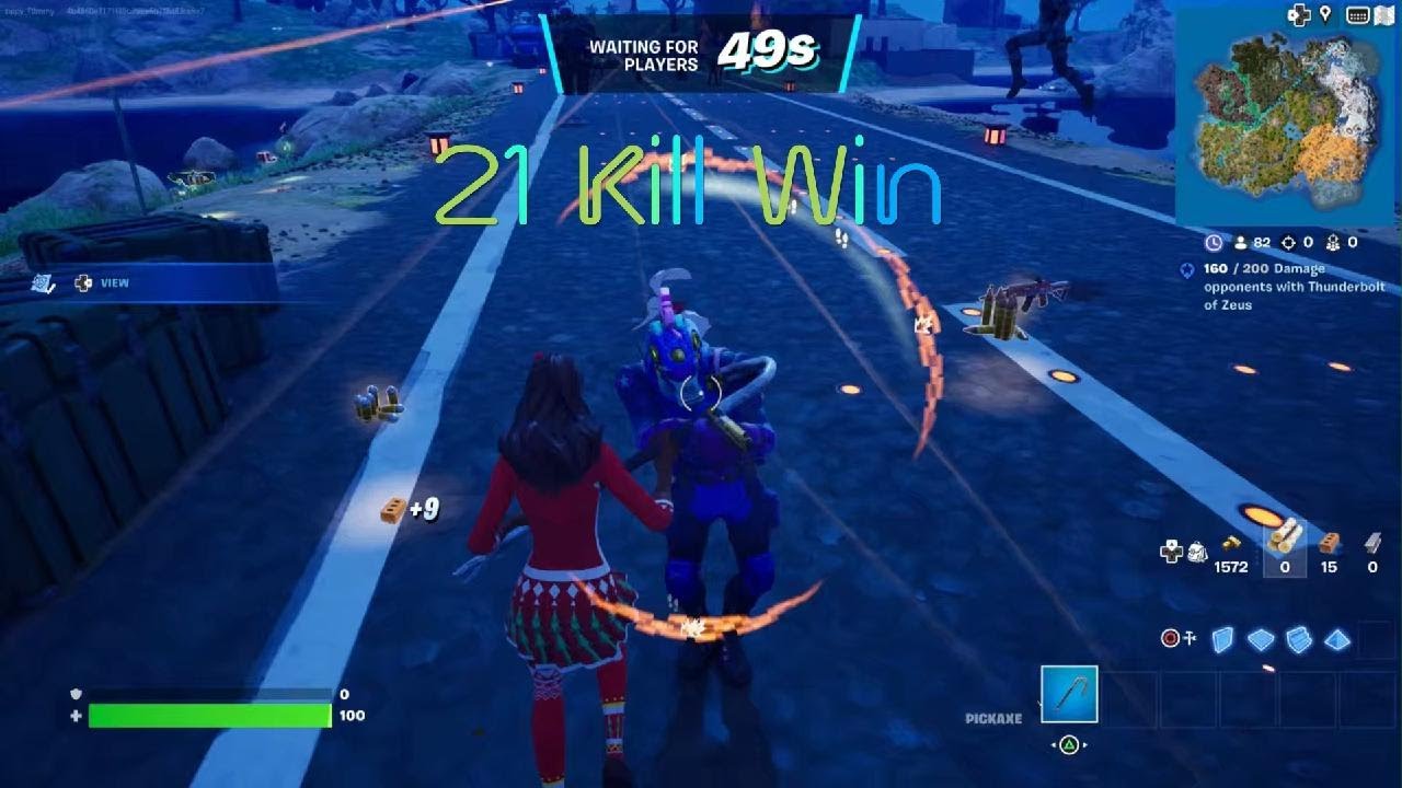 Fortnite 21 Kill Win - YouTube