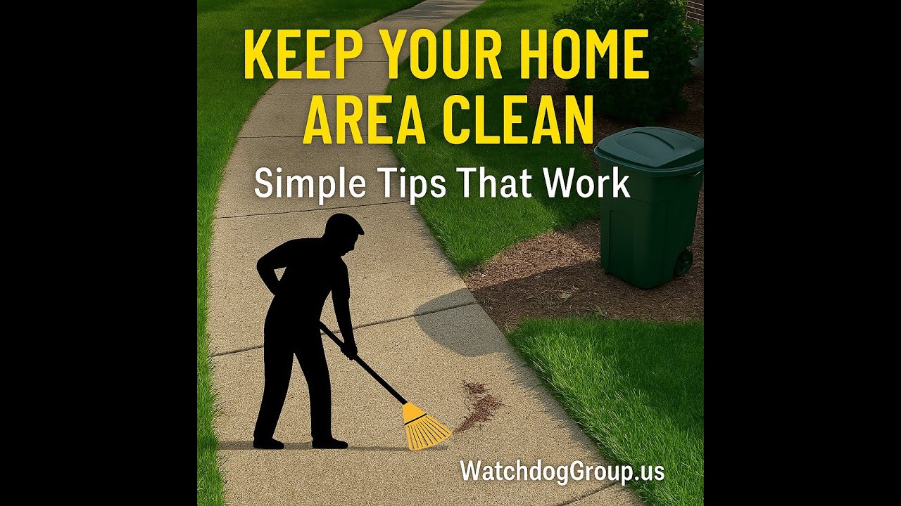 How to Keep Your House Surroundings Clean | Watchdog Neighborhood Tips ...