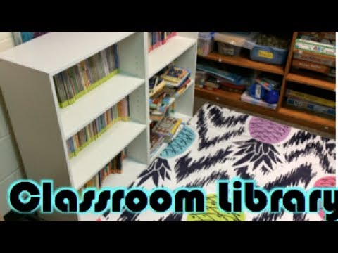 Classroom Library Setup! Special Education Teacher Vlog 4 - YouTube
