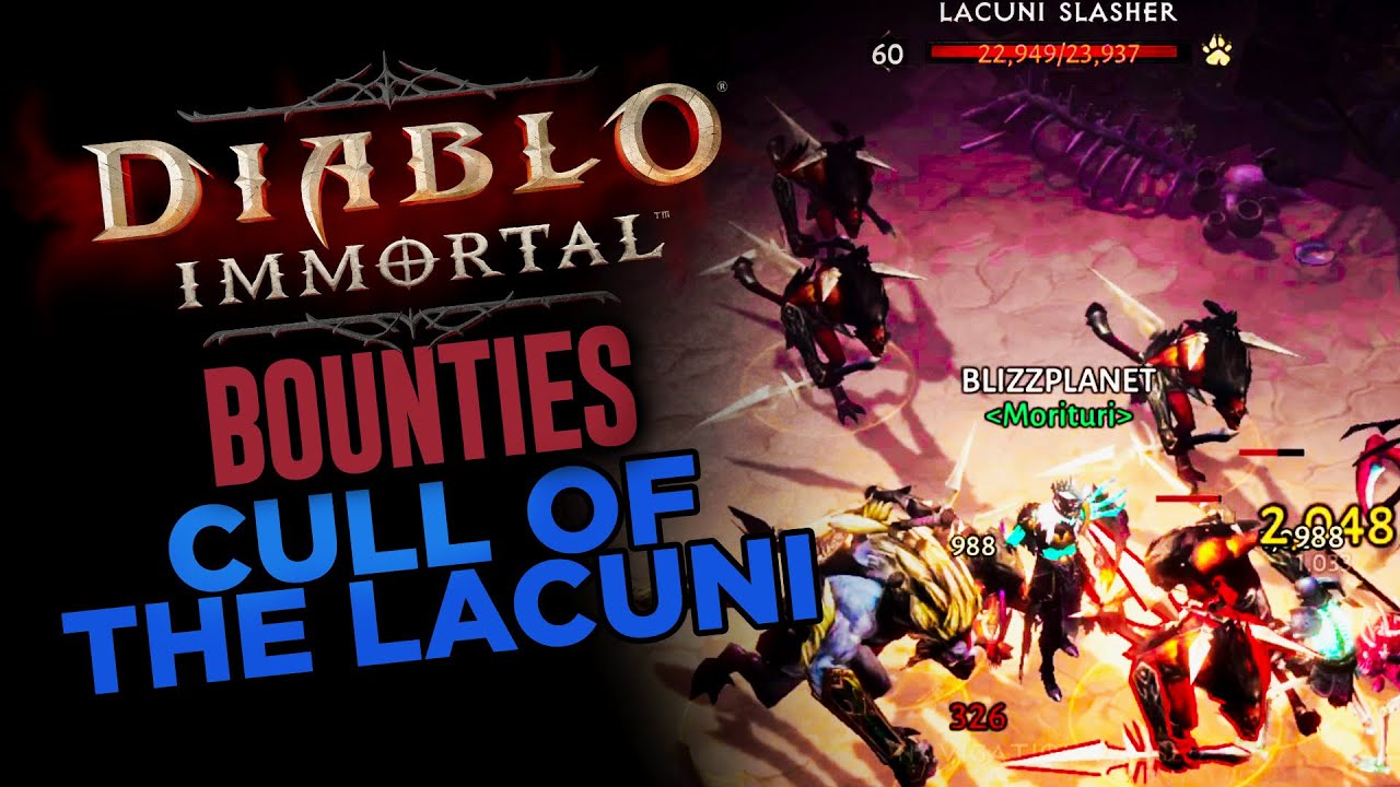 Cull of the Lacuni | Diablo Immortal Bounty - YouTube