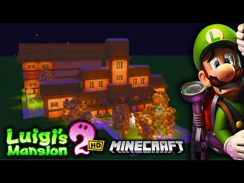 Luigi's Mansion 2 : Dark Moon | Gloomy Manor Minecraft Build - YouTube