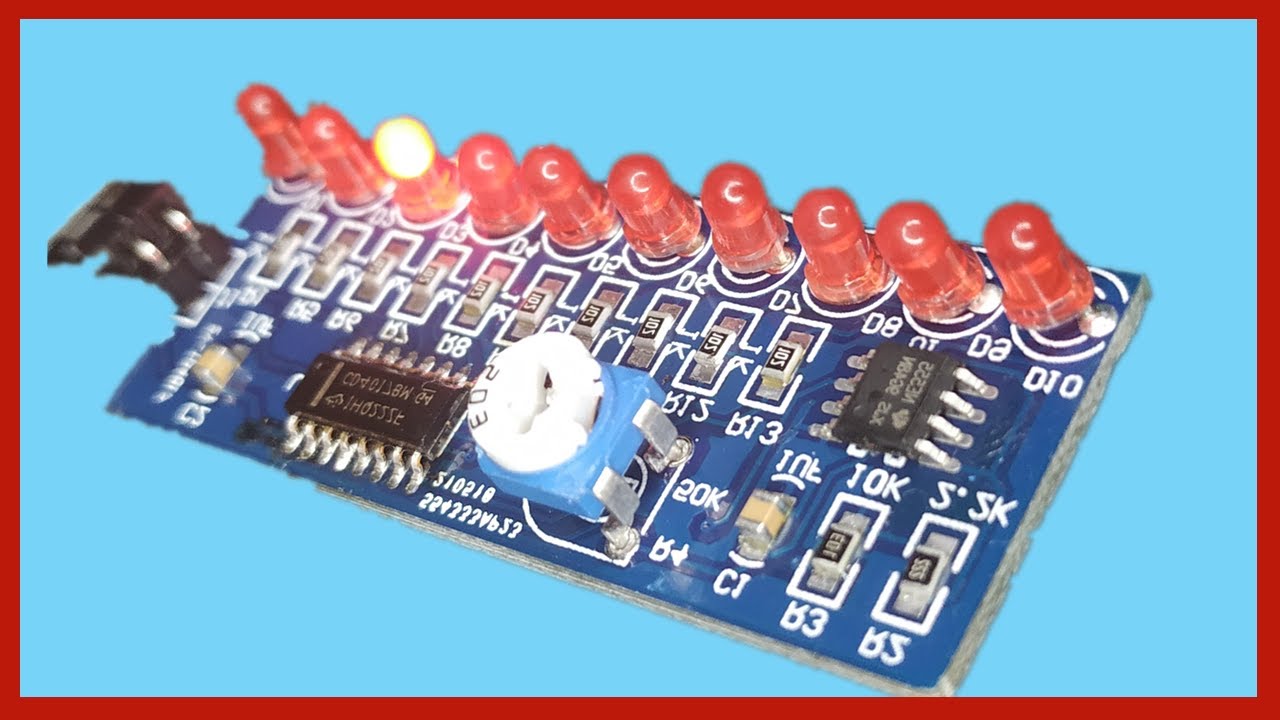Electronics project-how to make sequential LED/flashing light using ...