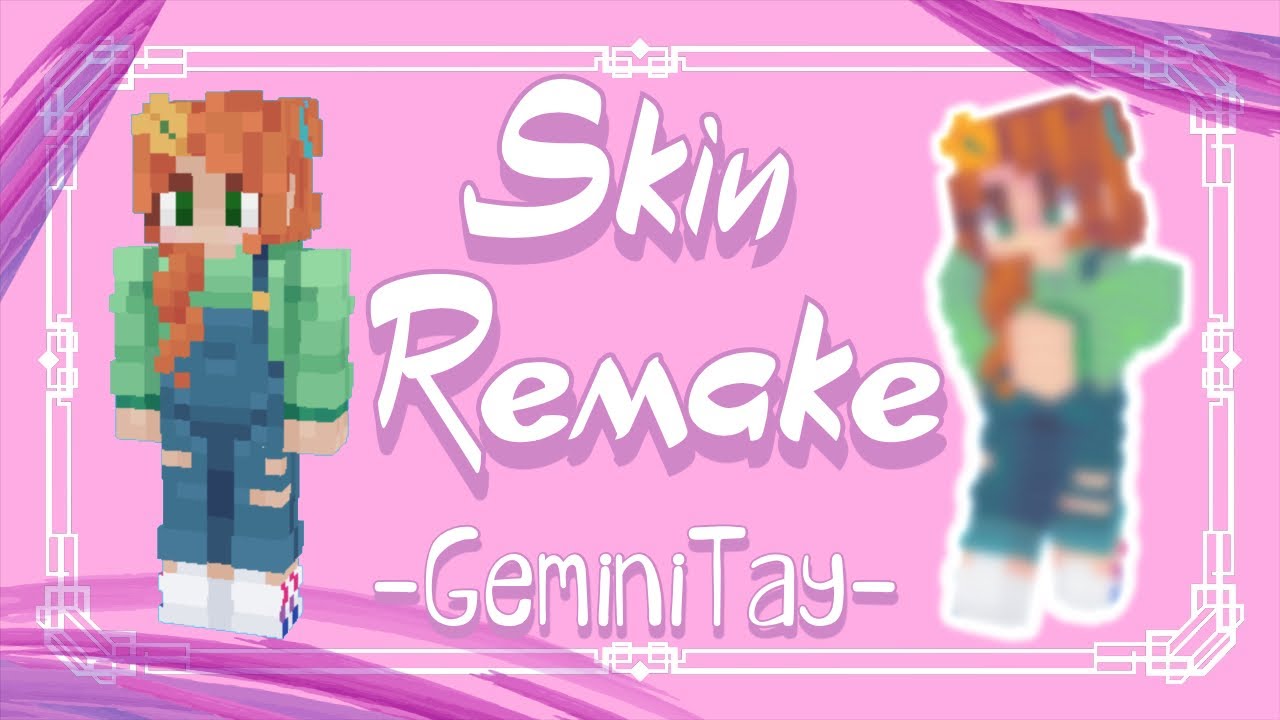 Remaking GEMINITAY'S Minecraft Skin! - YouTube