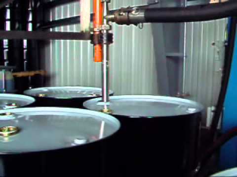 Drum Filling Machine - YouTube