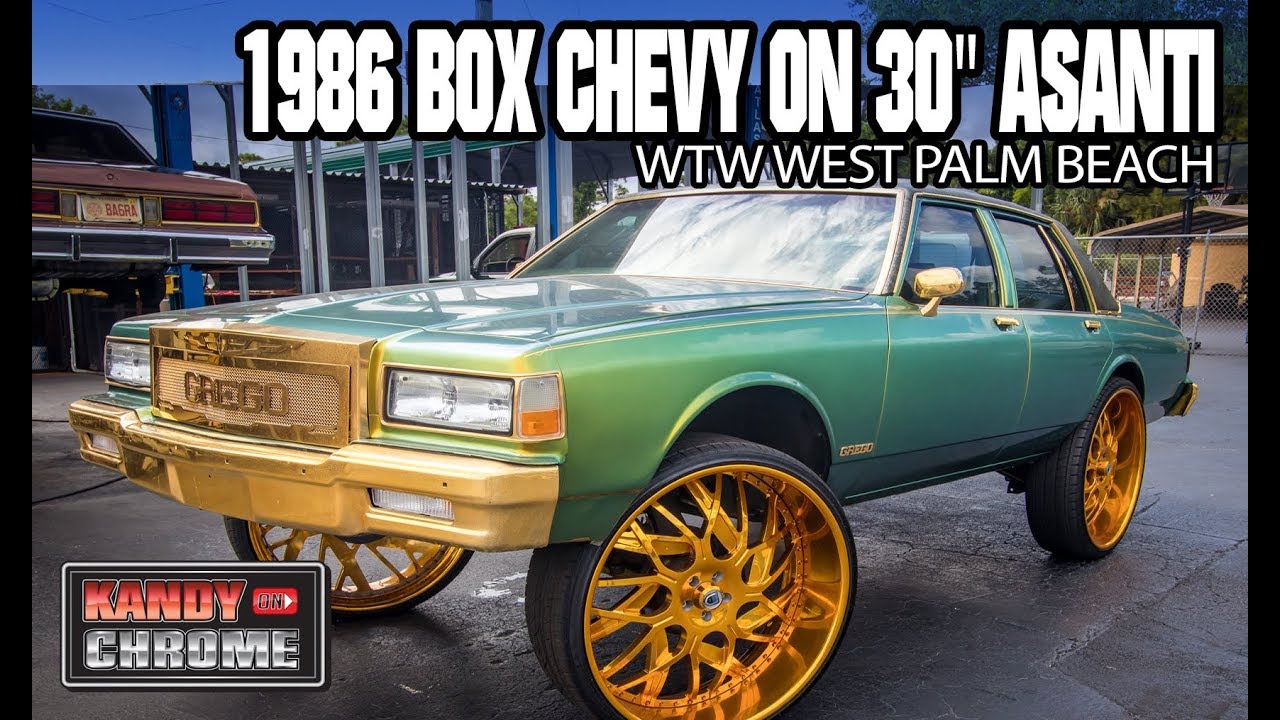 Old School Chevy On 30 Inch Rims