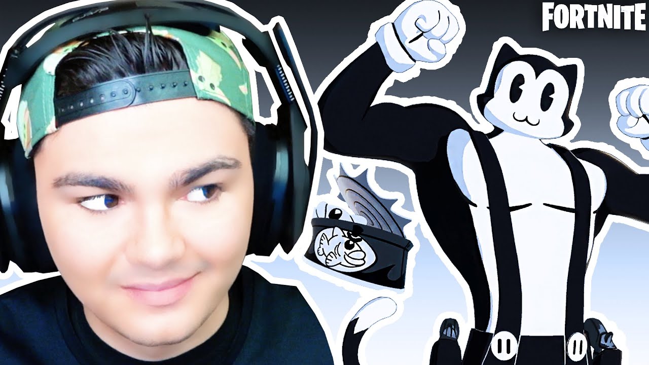 TRYING OUT THE BRAND NEW TOON MEOWSCLES SKIN!! IN FORTNITE!! - YouTube