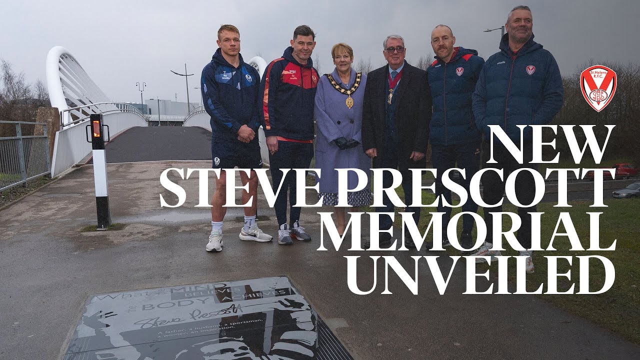 New Steve Prescott Memorial Unveiled - YouTube
