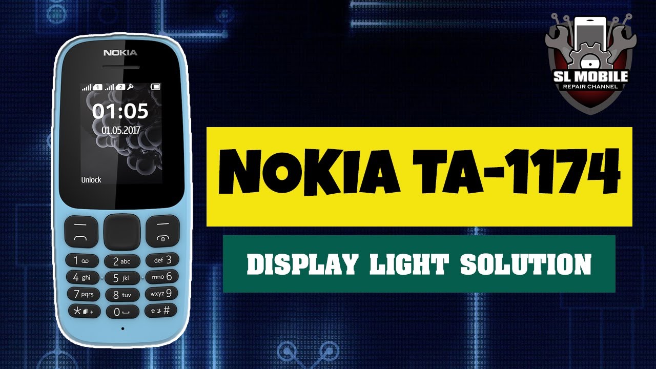 Nokia TA-1174 Display Ways//All point Jumper.Nokia TA-1174 Lcd light ...