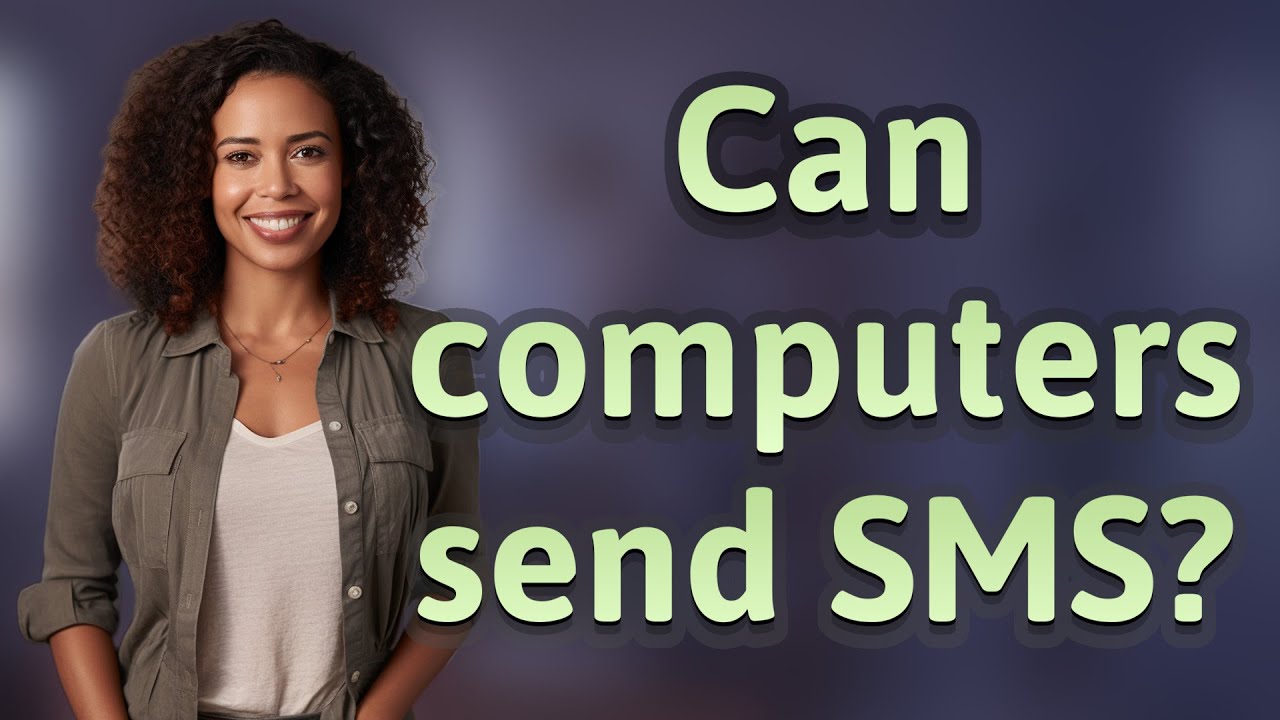 Can computers send SMS? - YouTube