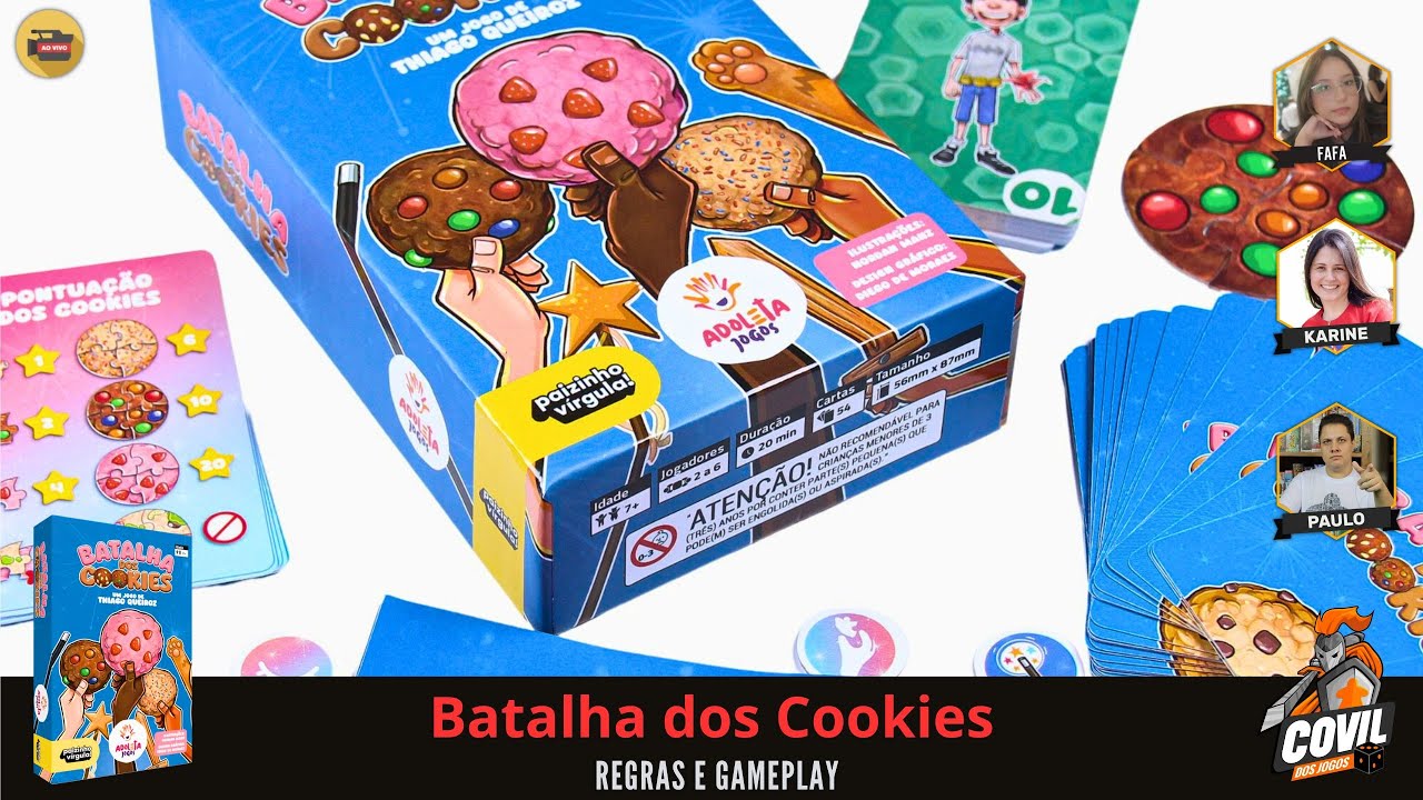 Batalha dos Cookies - Regras e Gameplay - YouTube