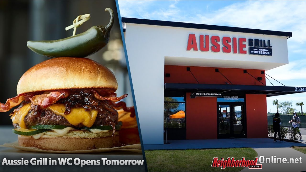 Aussie Grill in WC Opens Tomorrow - YouTube