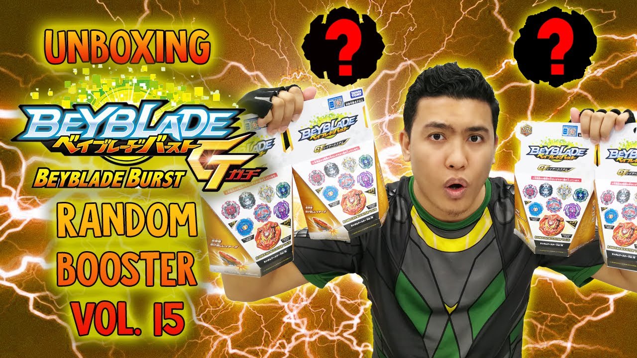 OPPS LUCKY ?! Unboxing 6 Random Booster Vol.15 B-140 Part 2 - Beyblade ...