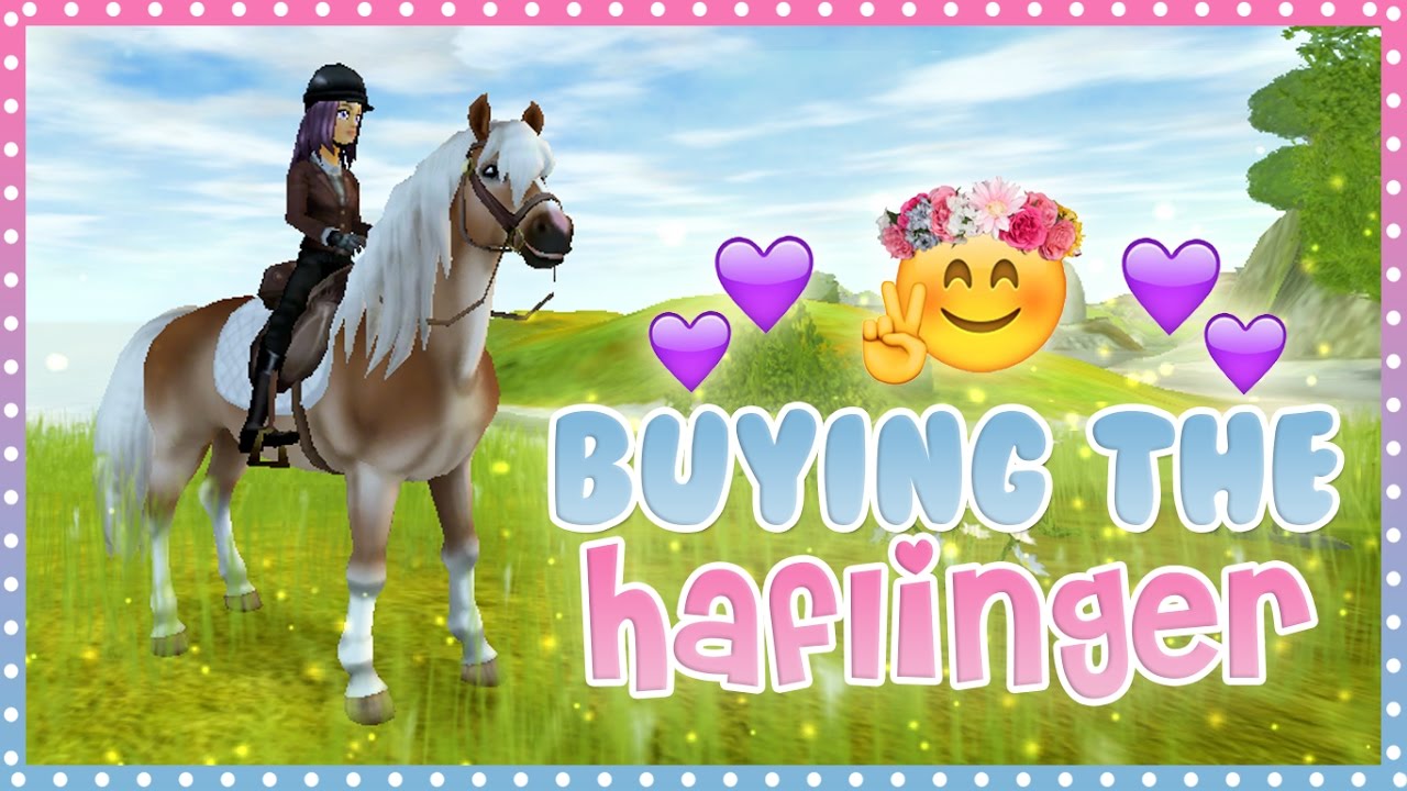 Buying the NEW Haflinger horse | Star Stable - YouTube