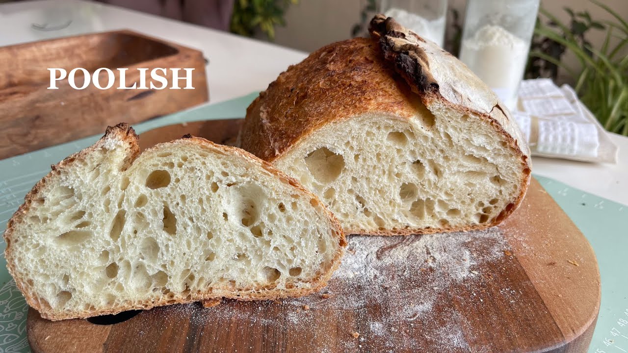 Crusty French Bread with poolish |Simple methode | Bake With Me🥰 - YouTube
