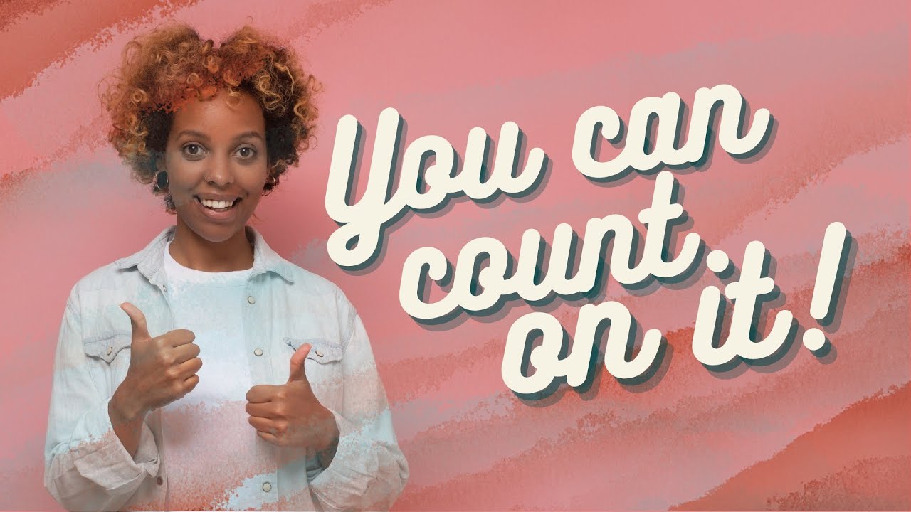 SSA Live | You Can Count On It - YouTube