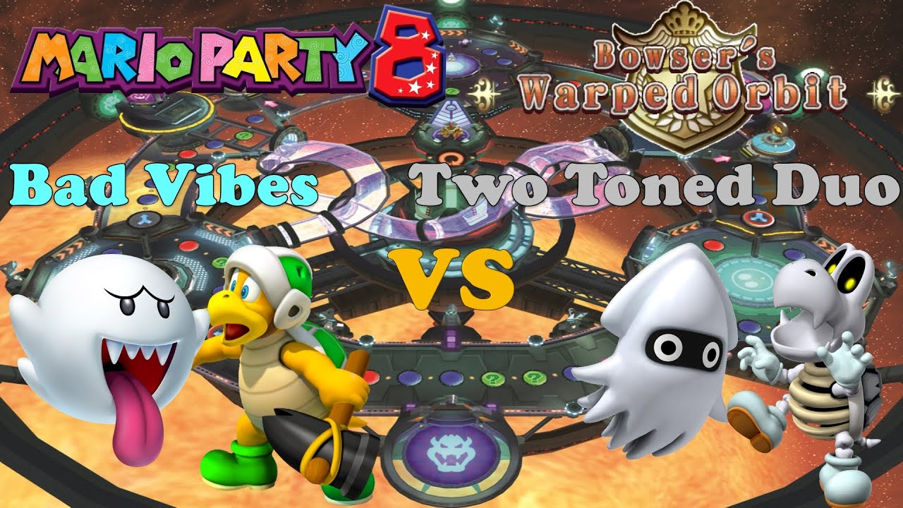 Mario Party 8 - Boo & Hammer Bro vs Dry Bones & Blooper - Bowser's ...