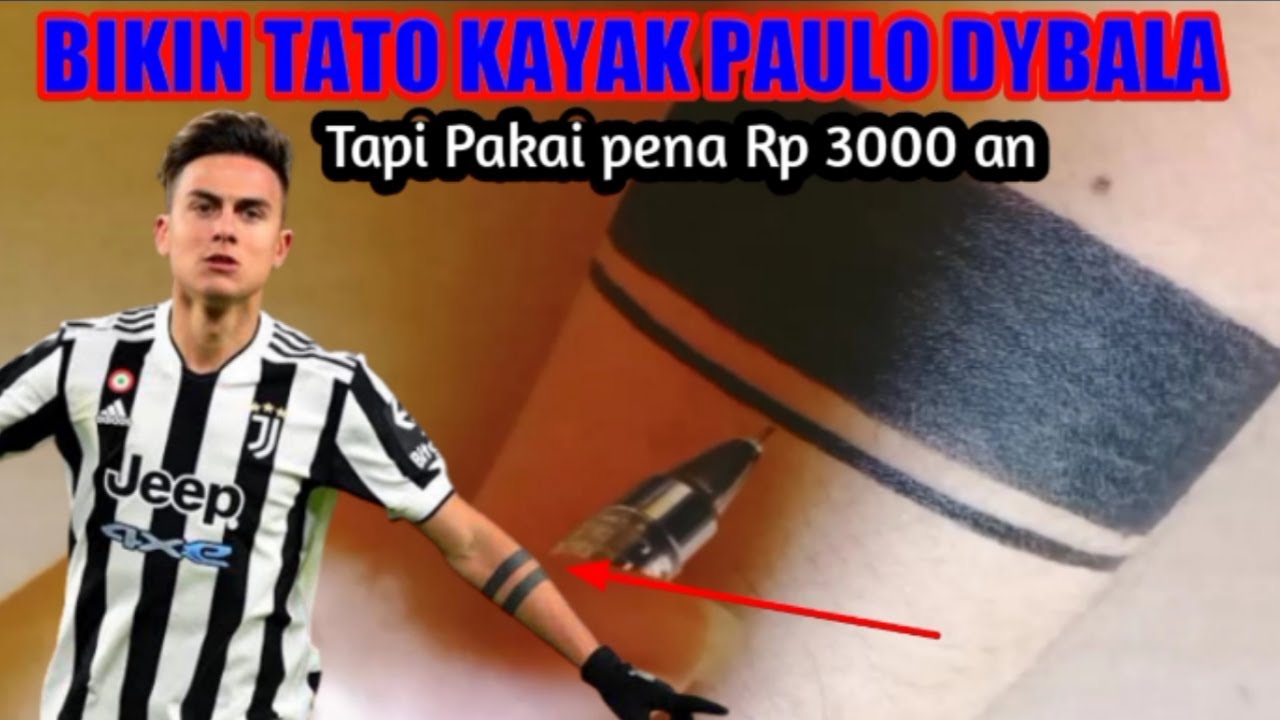 CARA MEMBUAT TATO DUA GARIS DI TANGAN || DIY ARMBAND TATTOO #tattoo ...
