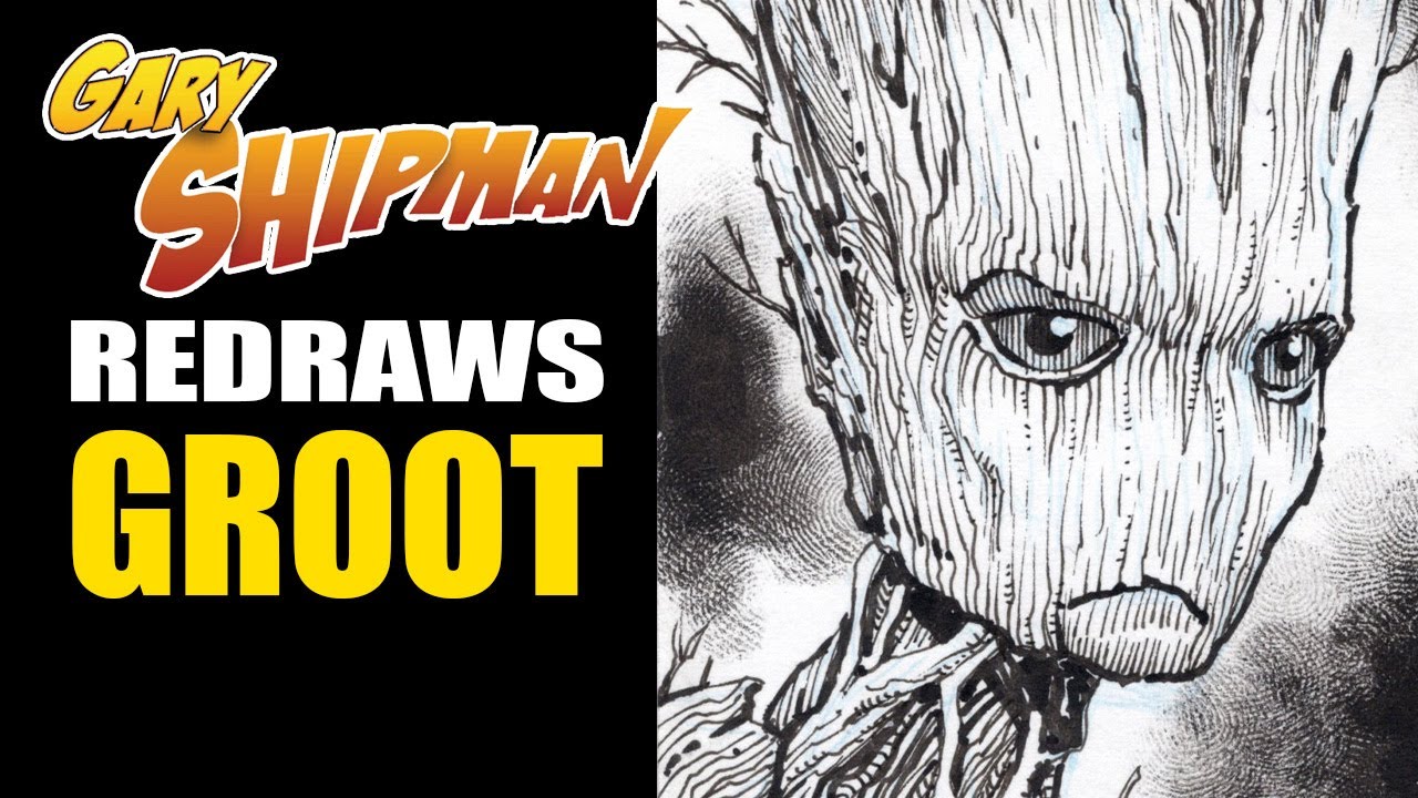 EPS #59 | Professional Comic Book Artist Redraws Marvel Character Groot ...