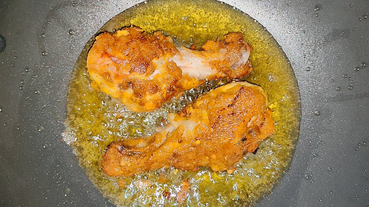 Tasty Chicken Leg Fry - YouTube