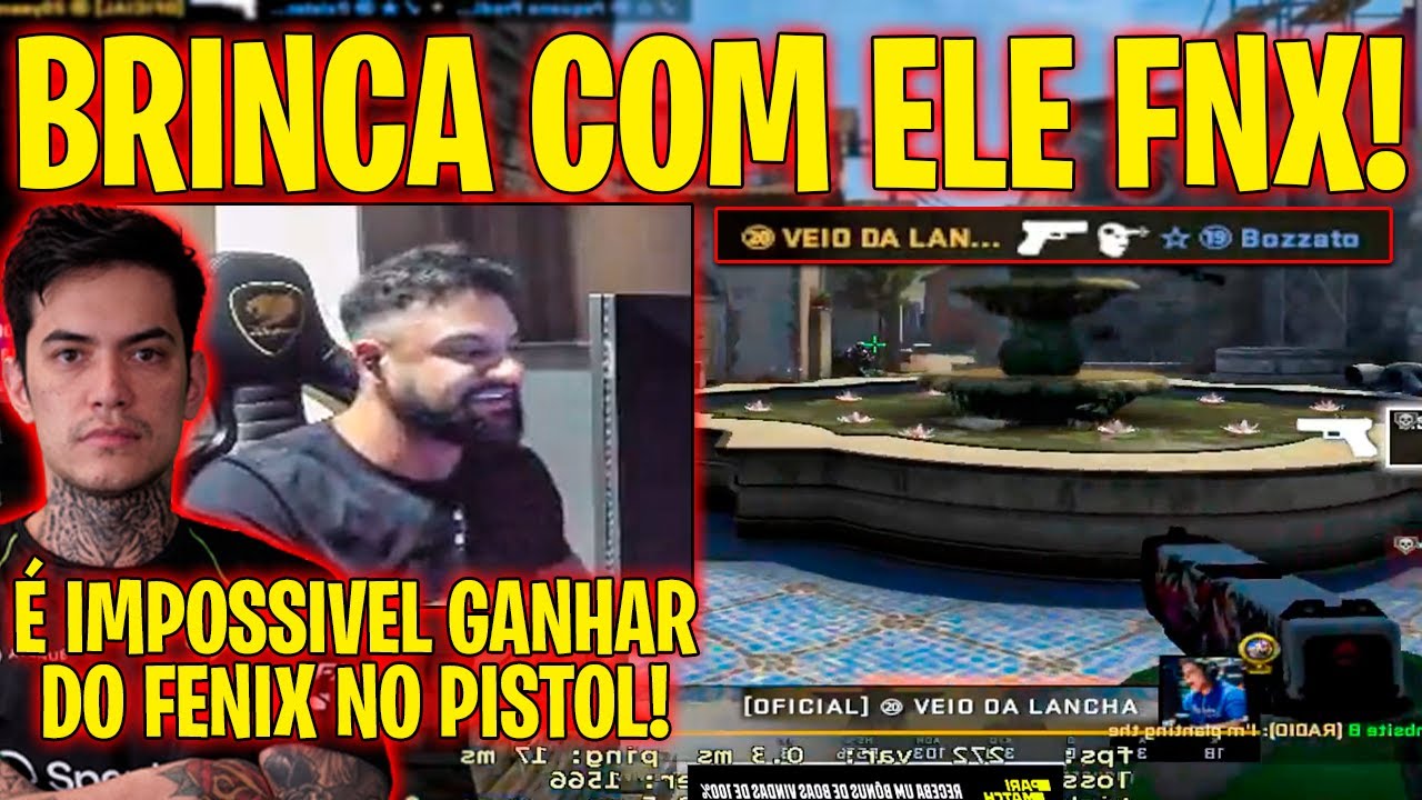 FER REAGINDO AO FNX FAZENDO CLUTCH BRINCANDO NO PISTOL!! - YouTube