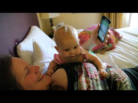 Laughter Yoga: Baby Scarlet doesn't know how to react to Mother and Grandmother laughing