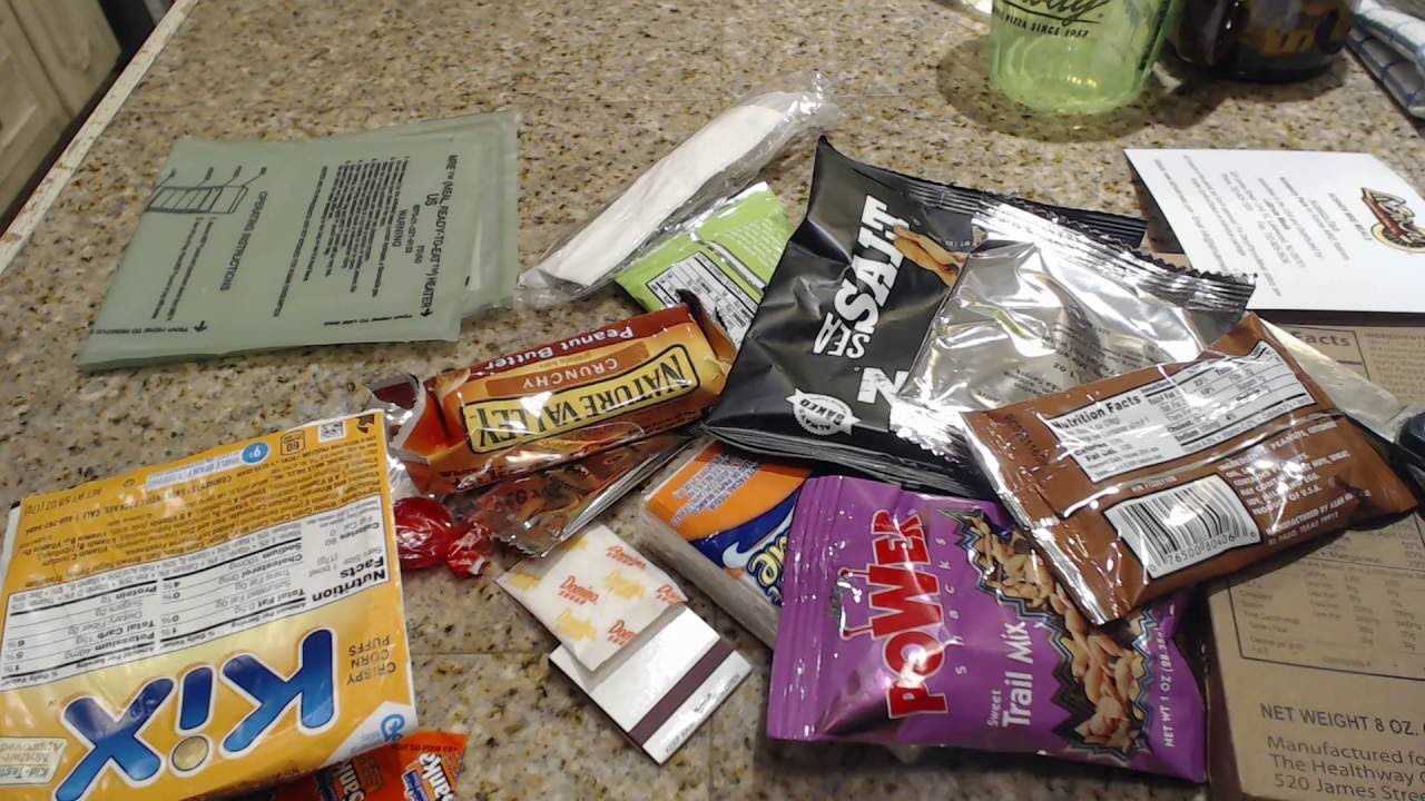 U.S. Military MRE: Kosher Meal Part 1 - YouTube