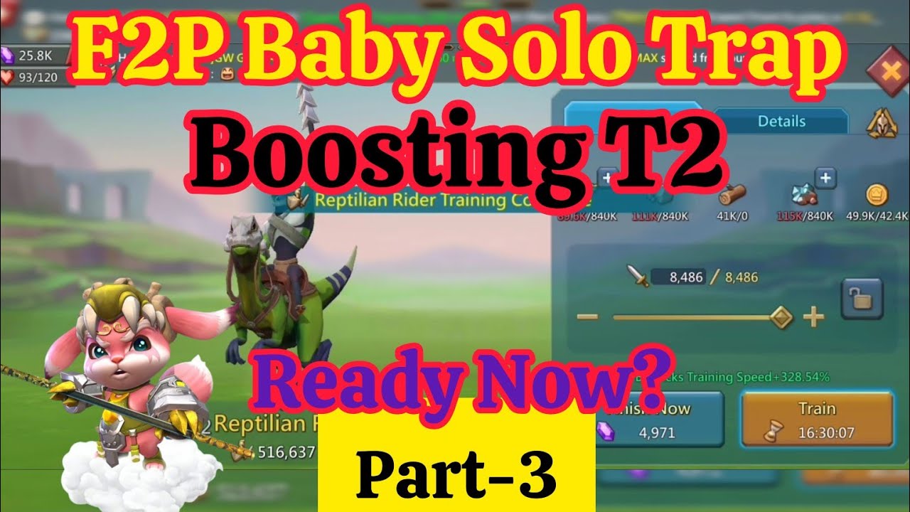 New Journey Baby Solo Free-To-Play Trap Boosting T2 Part-3 || Lords ...