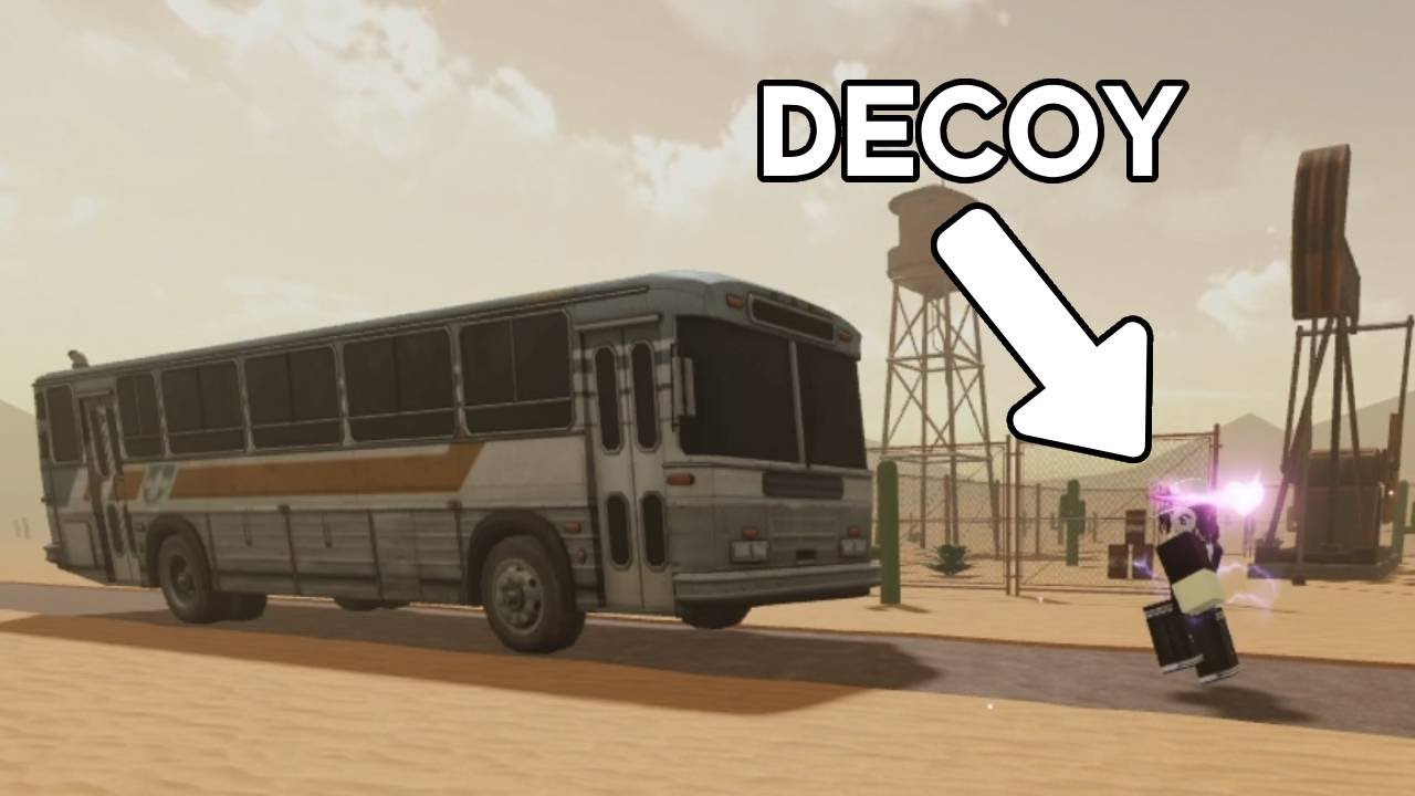 Roblox Evade | Can a Bus kill Decoy? (Bus vs Decoy) - YouTube