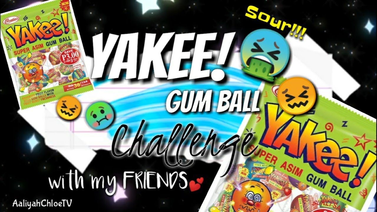YAKEE GUM BALL CHALLENGE | Aaliyah Chloe TV - YouTube