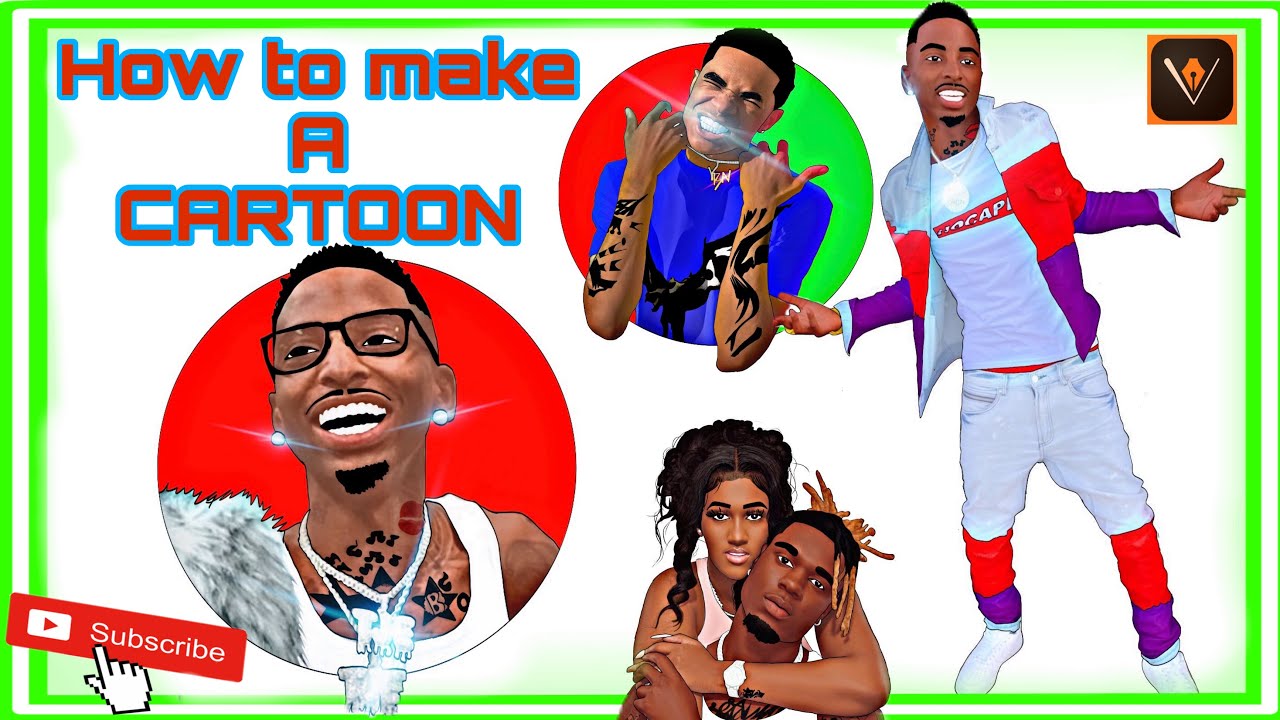 How to make a cartoon ( Funny Mike ) Adobe Draw - YouTube