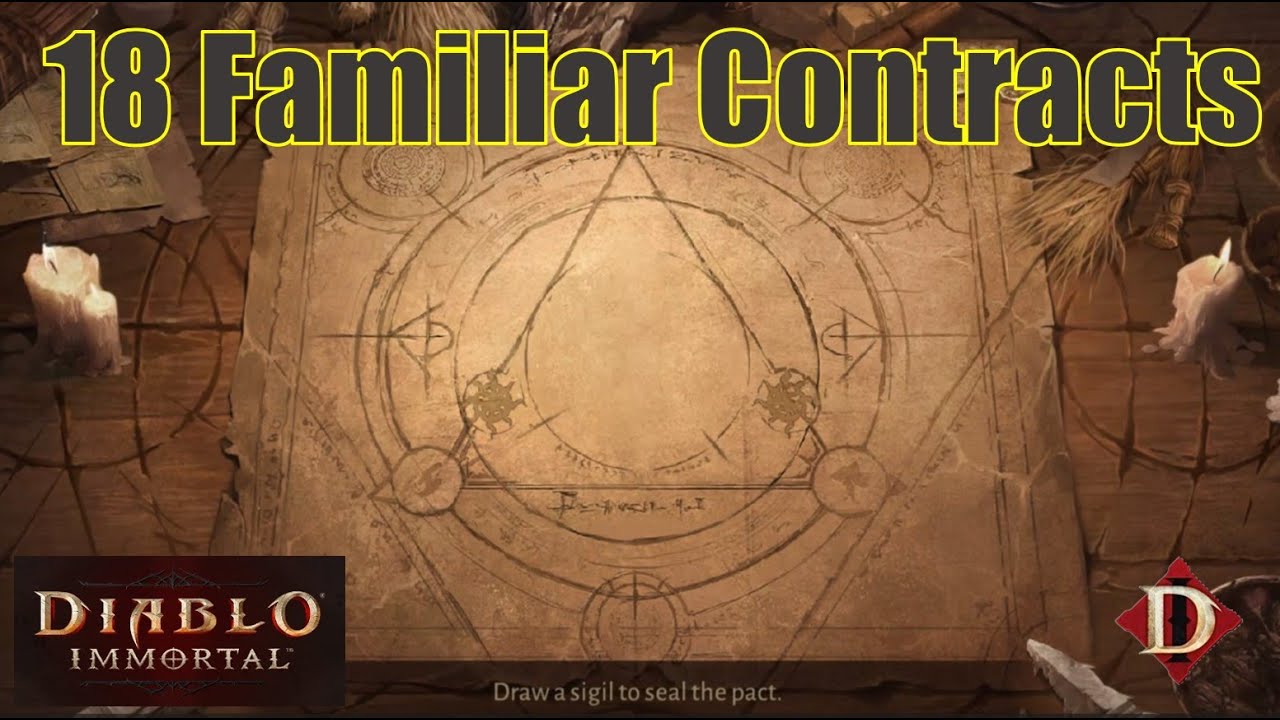 Diablo Immortal F2P Summoning 18 Familiars No Commentary(6 Accounts x 3 ...