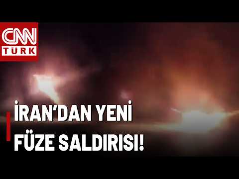 İran Ateşledi: İşte İran'ın Yeni Başlattığı Füze Saldırısı Dalgasından Görüntüler!